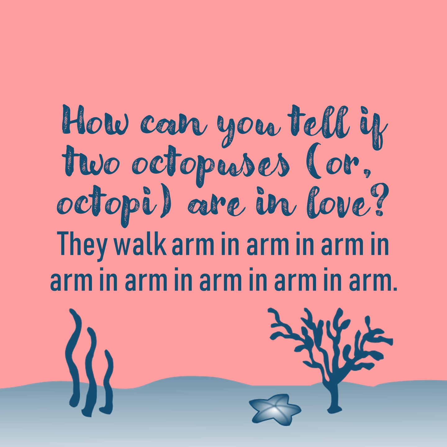 Five awful puns about courtship in the sea